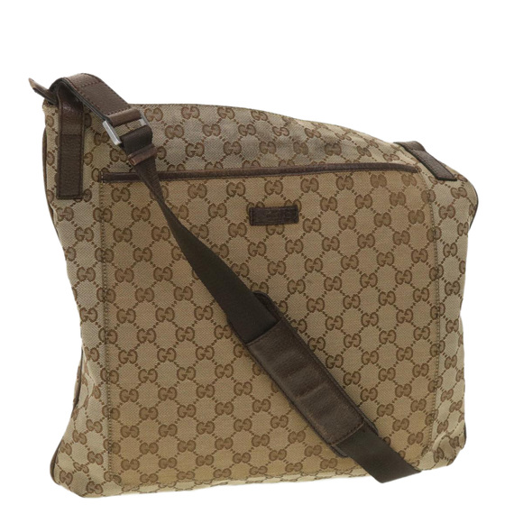 Gucci | Bags | Gucci Gg Canvas Shoulder Bag Beige 22791 Auth 38436 ...